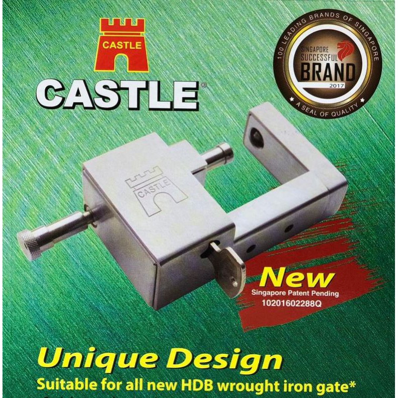Premium Castle Gate Lock for HDB Wrought Iron Gate | Shopee Singapore