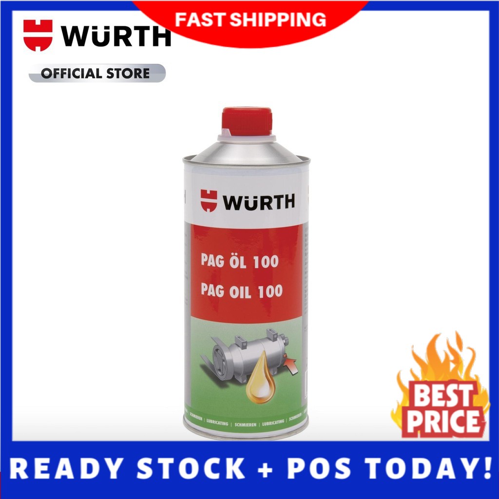ORIGINAL WURTH GENIUNE PAG OIL 250 ML( Compressor Oil ) | Shopee Singapore