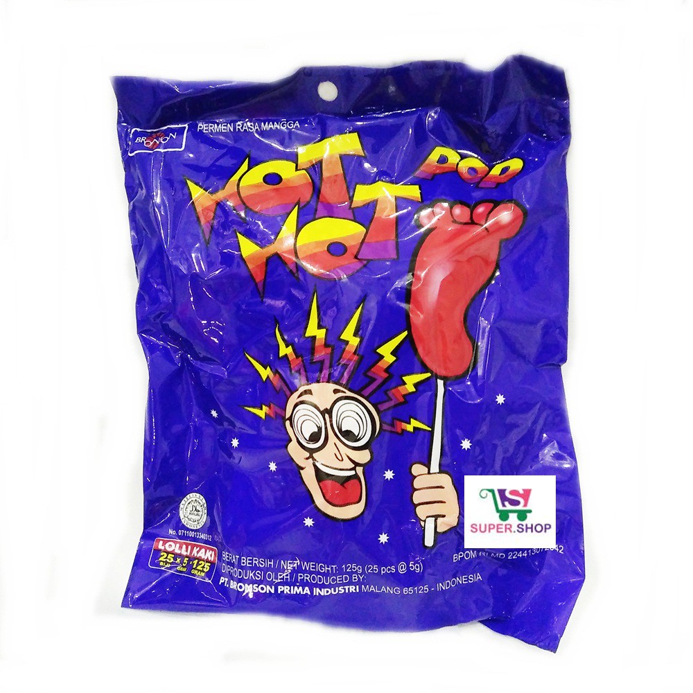 Hot Pop Foot Candy (25pcs Contents). Old Lollipop | Shopee Singapore