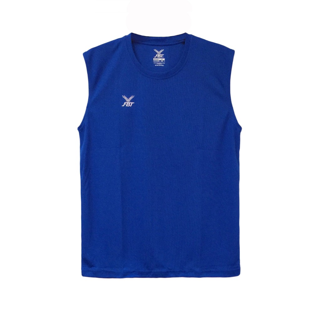 FBT Unisex Tank Top Plain #500 [Royal Blue] | Shopee Singapore