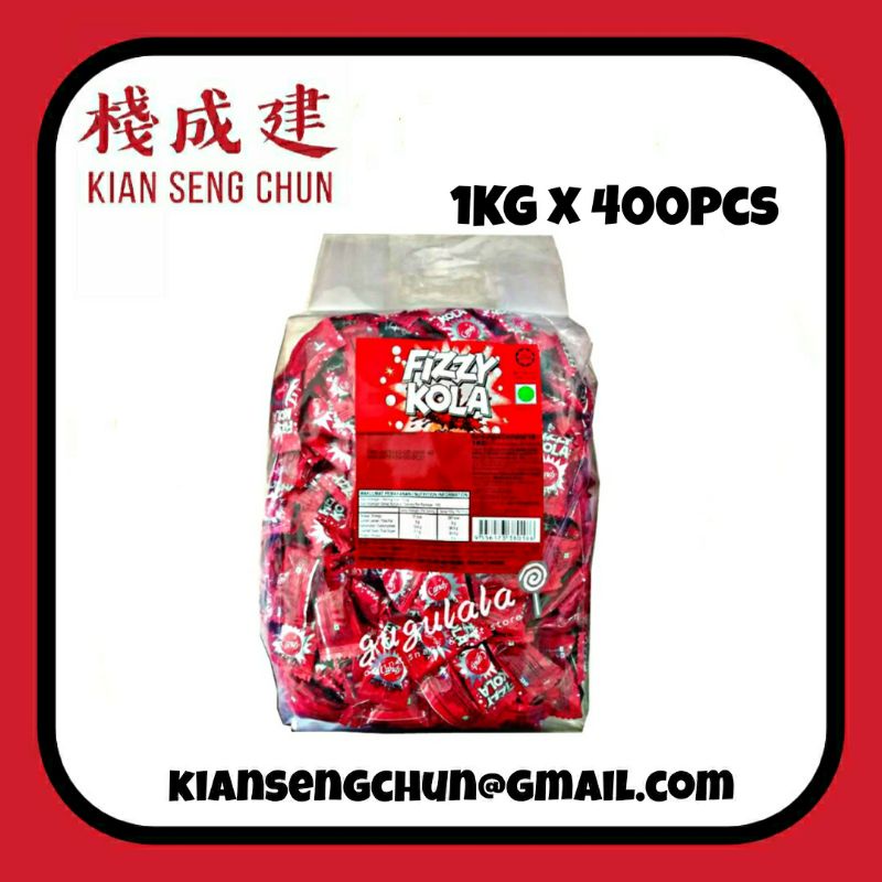 1kg (400pcs) Fizzy Cola Candy | Shopee Singapore
