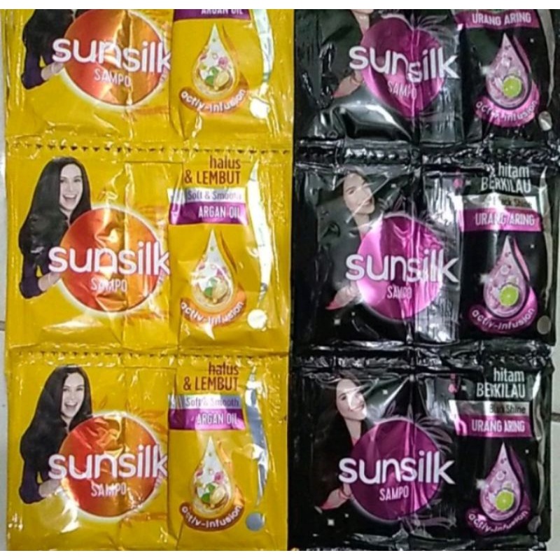Sunsilk sachet Shampoo 1 Contents 12 Sachets | Shopee Singapore