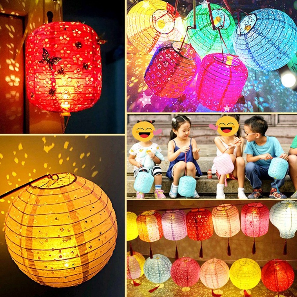 Fall colored paper lanterns store