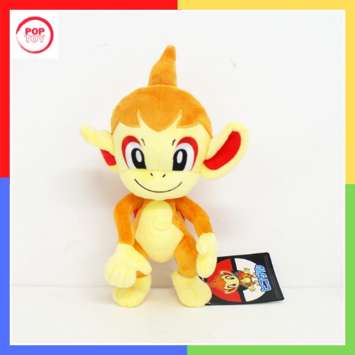 Chimchar monkey cartoon teddy bear, anime-game character stuffed animal ...
