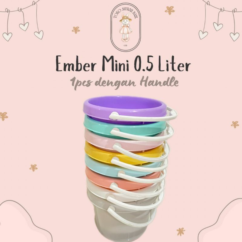0.5 LITER MINI BUCKET - MB OFFICIAL SMALL TINY BUCKET | Shopee Singapore