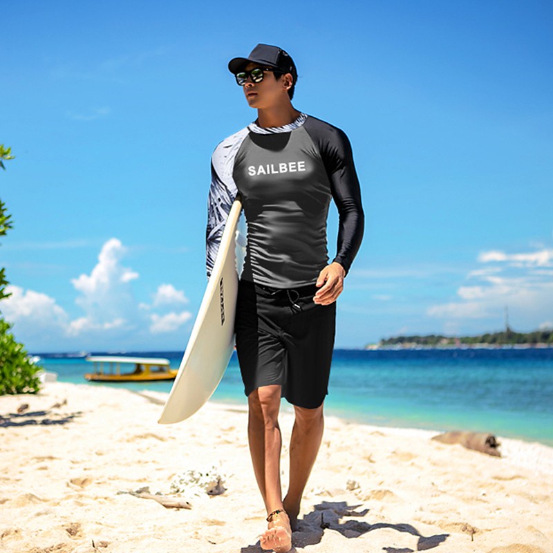 SAILBEE Men's Large Snorkeling Jellyfish Split Sunscreen Quick Drying ...