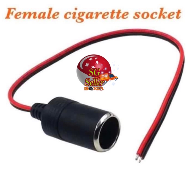 Car Cigarette Lighter 12~24V plug Connector dc charger Female cigarette ...