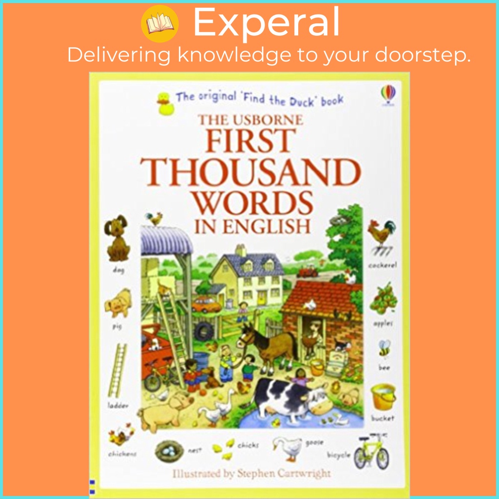First Thousand Words in English (Usborne First Thousand Words) | Shopee ...