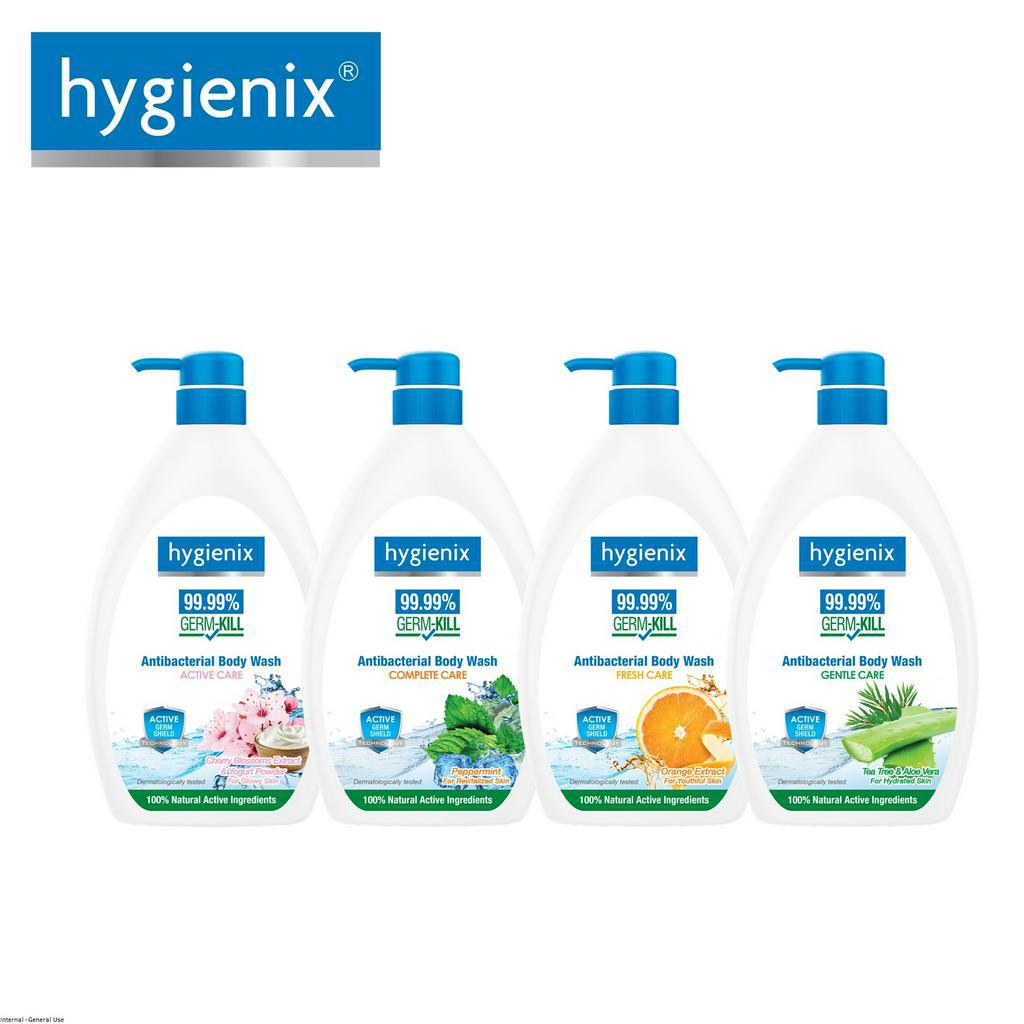 [Bundle of 4] HYGIENIX Anti-Bacterial Body Wash 950g - Pre+Probiotics ...