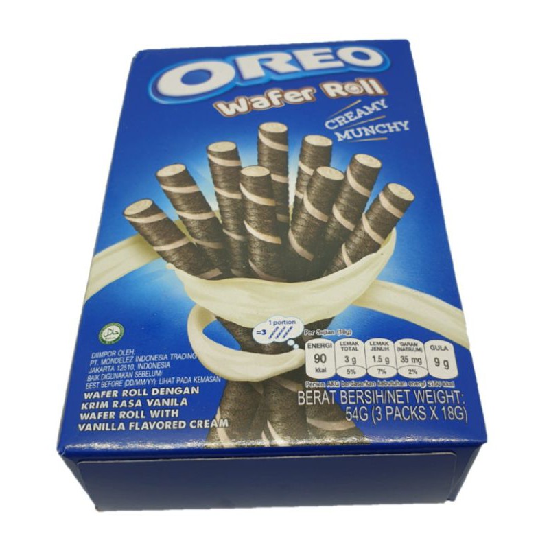 Oreo wafer roll (18g×3) | Shopee Singapore