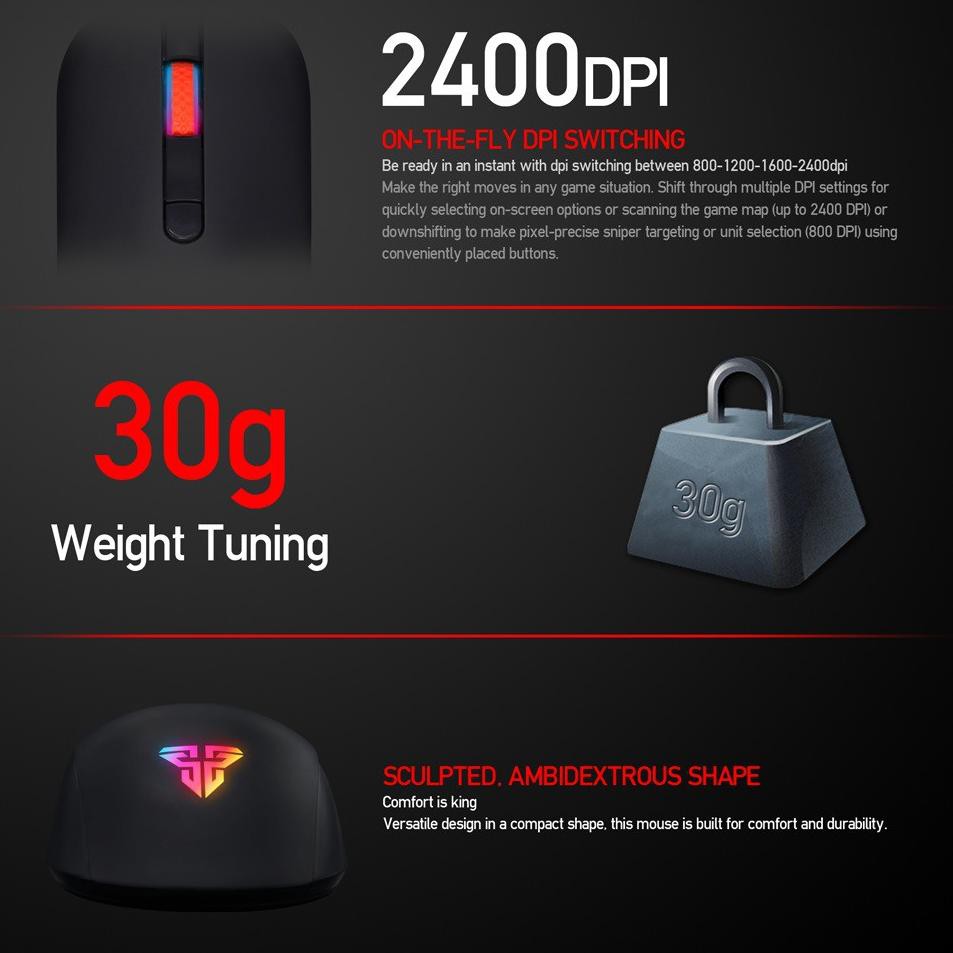 Fantech Rhasta G10 Gaming Mouse (art. B327) | Shopee Singapore