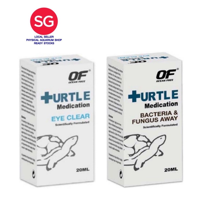 OF Ocean Free TURTLE MEDICATION - EYE CLEAR TURTLE MEDICATION ...