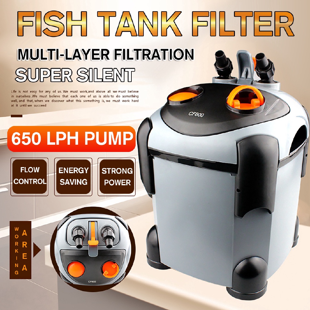 650LPH Aquarium External Fish Tank Canister Filter for Aqua Fish Tank ...