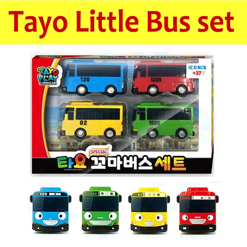 The Little Bus Tayo Special Mini Friends Toy Set 1 | Shopee Singapore