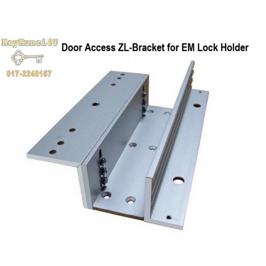 EM Lock ZL Bracket for Swing Door Armature Plate holder Door Access ...