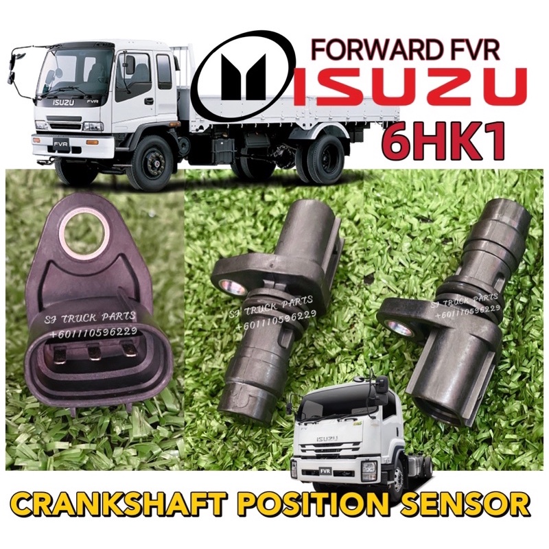 ISUZU FVR FORWARD 6HK1 ENGINE CRANKSHAFT POSITION SENSOR(NEW) | Shopee ...