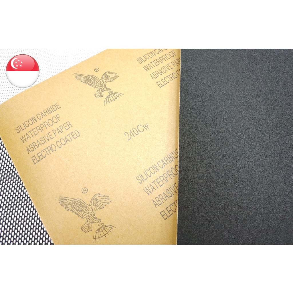 Eagle Brand Abrasive Sand Paper Sandpaper for Resin Metal Wood Sanding ...