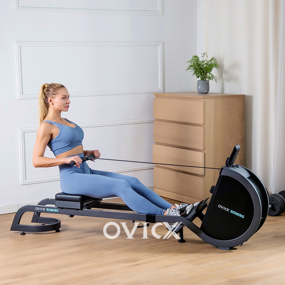 OVICX Foldable Rowing Machine Magnetic Rower Machine | Shopee Singapore