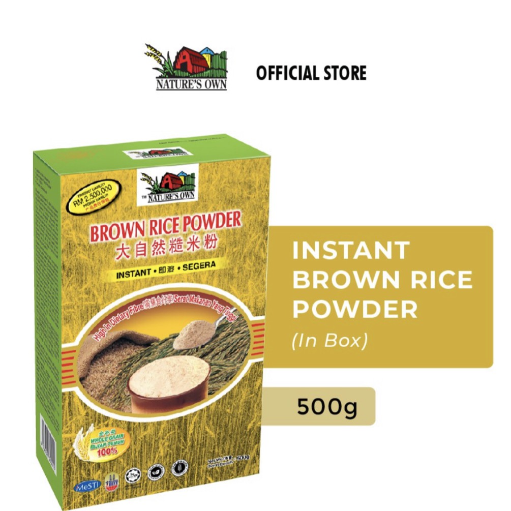 [SG READY STOCK] Nature’s Own - Instant Brown Rice Powder| High in ...