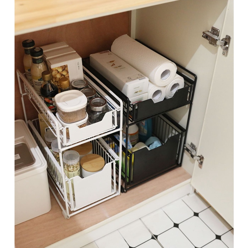 Kitchen Shelf Storage for Under Sink Rack, Spice Organzier ...