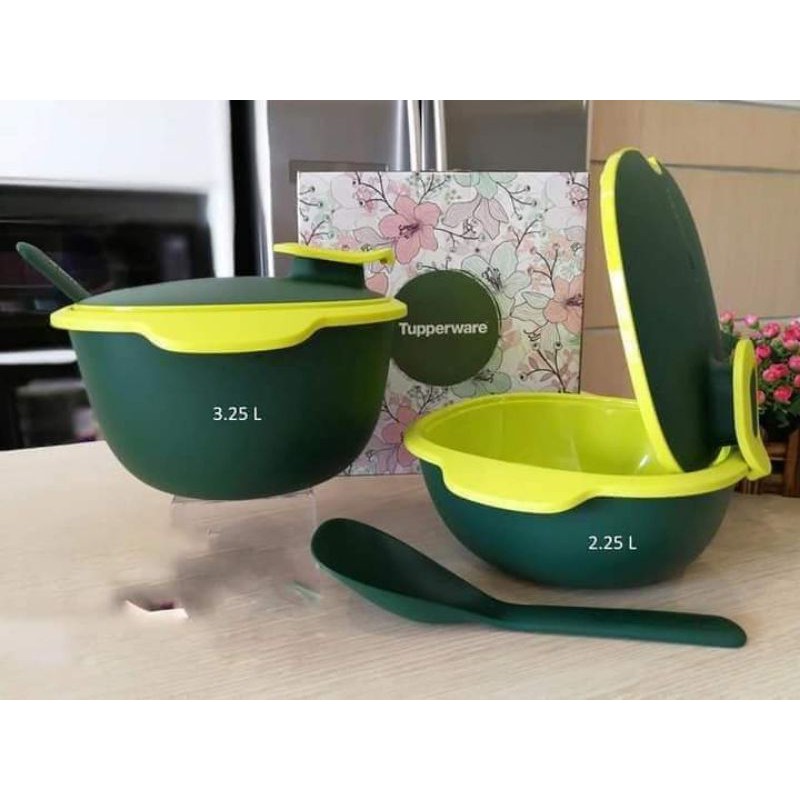 Tupperware Warmie Tup with Serving Spoon Set (Can Enter The Microwave ...