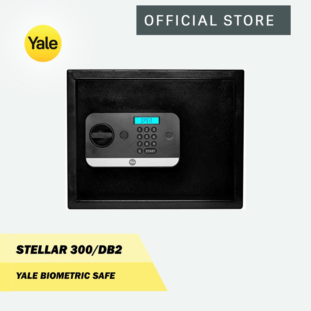 YALE Stellar Biometric Safe 300/DB2 (Note: Dimension of Digital Panel ...