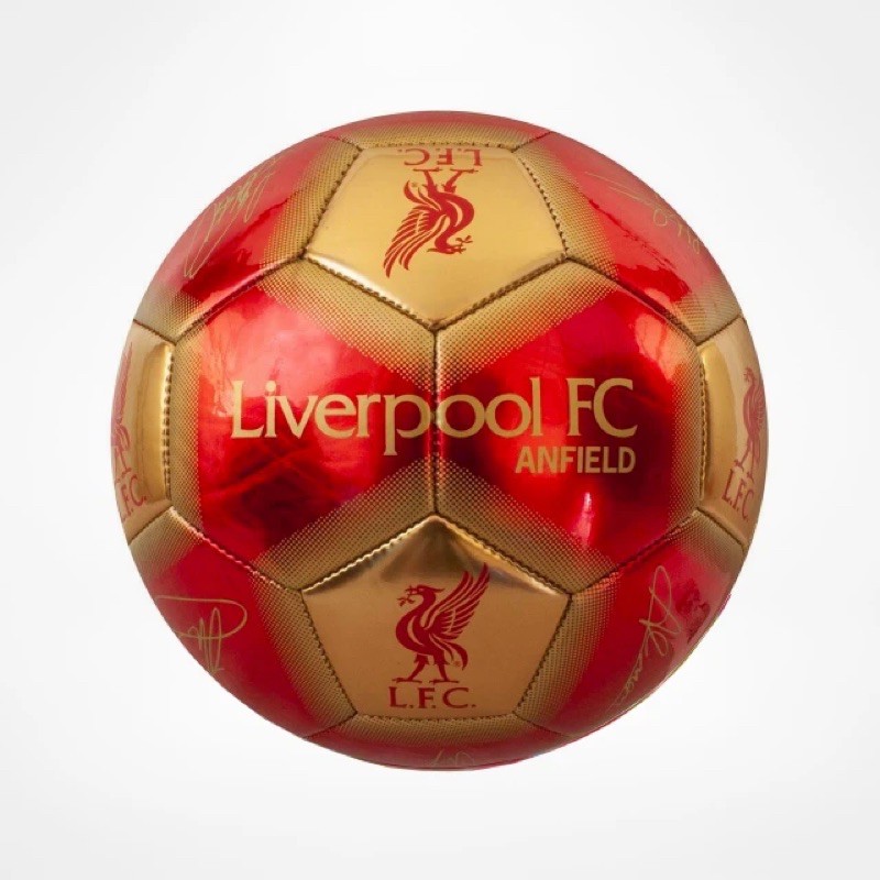 Liverpool FC Football Signature Gold | Shopee Singapore