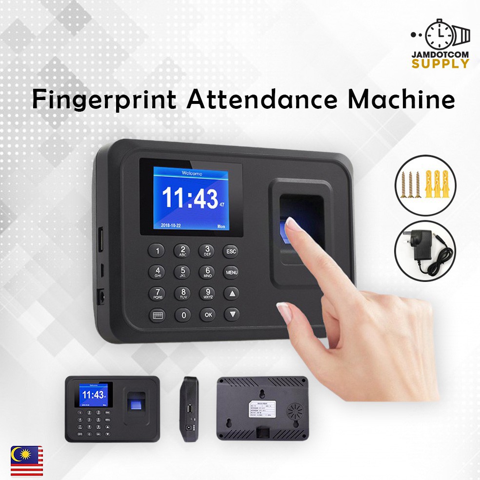 HOMIE Biometric Fingerprint Attendance Machines Absence Punch Card ...