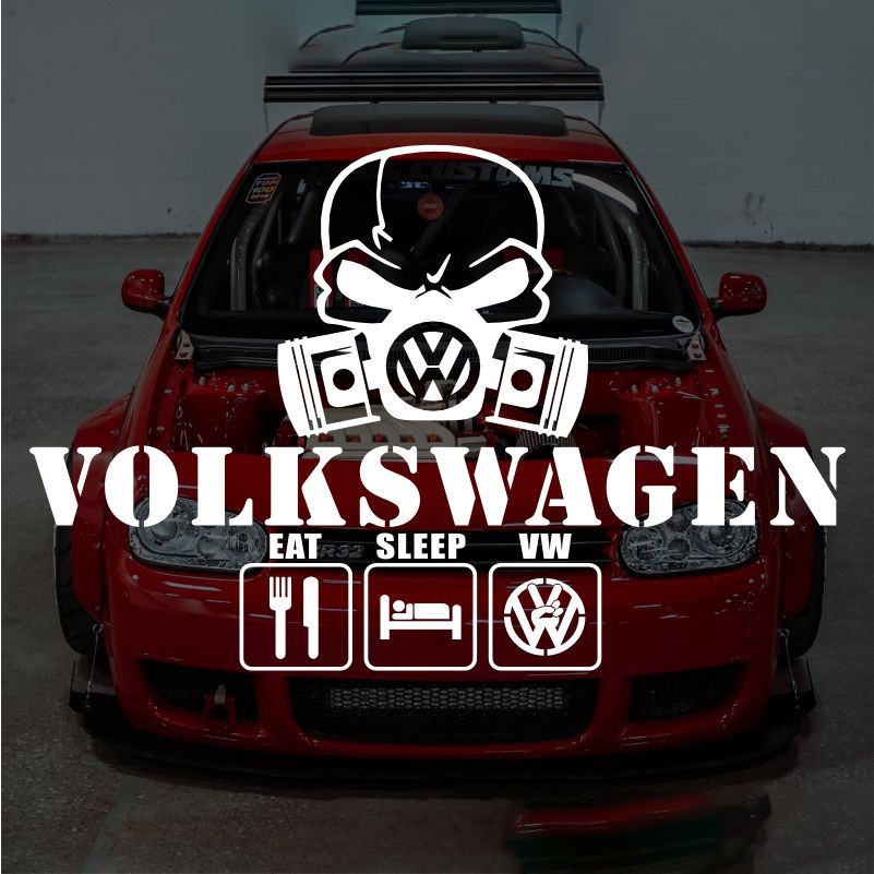 P-A237 Volkswagen Rear Windshield Car Sticker Golf CC Magotan POLO Rear ...