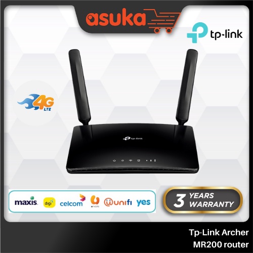 Tp-Link Archer MR200 AC750 Wireless Dual Band 4G LTE Direct SIM Modem ...
