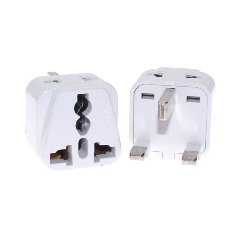 Universal Socket to UK Plug Travel Charger Adapter, 2 In 1 Power ...