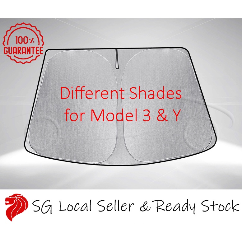 Tesla Model 3 / Y Windshield Shade Window | Shopee Singapore