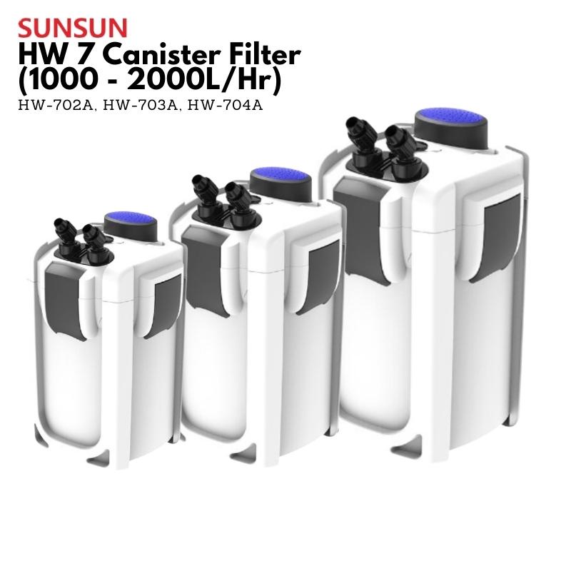 SUNSUN HW Canister Filter (Non UV) (2ft-4ft aquarium) | Shopee Singapore