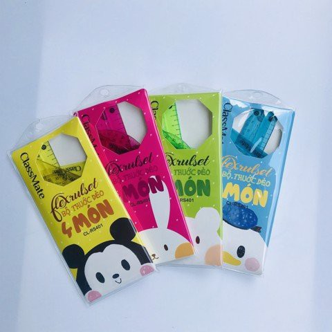 Flexible ruler set of 4 Piece CLASSMATE CL-RS401 (15cm) | Shopee Singapore