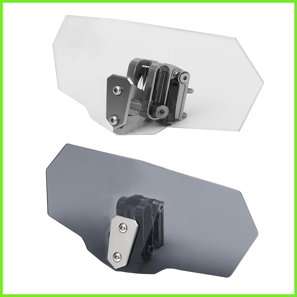Universal Motorcycle Windscreen Extension Clip-on Motorbike Windshield ...