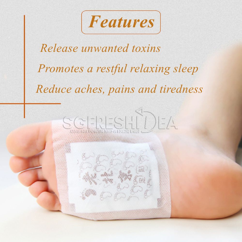 (9.9 MEGA SALE) 50/pack Foot Detox Patch Lao Beijing Feet Patches ...