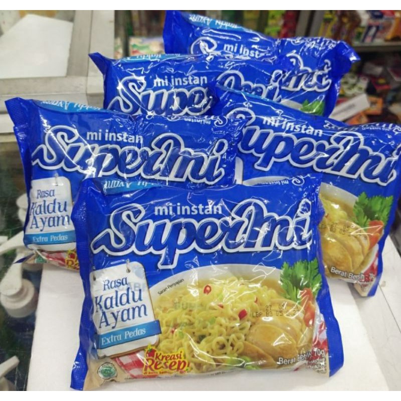 Supermi Imported Instant Noodles Chicken Broth from Maggi Mee Indomie ...