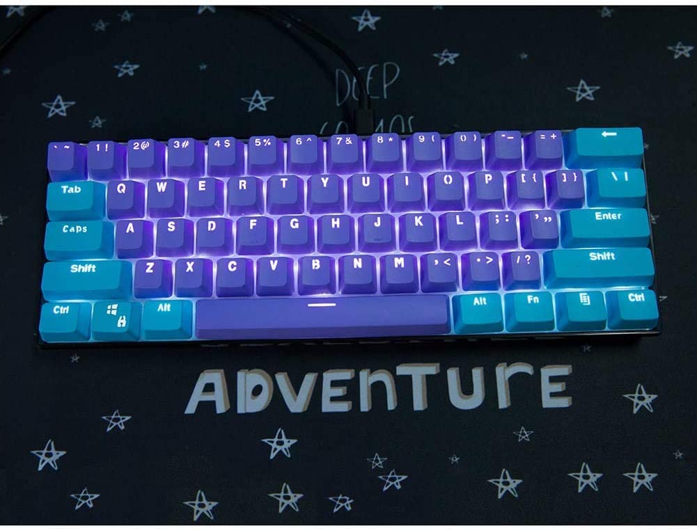 Keycap,Topwang 61 PBT keycaps Specials event Keycaps, backlit two-color ...