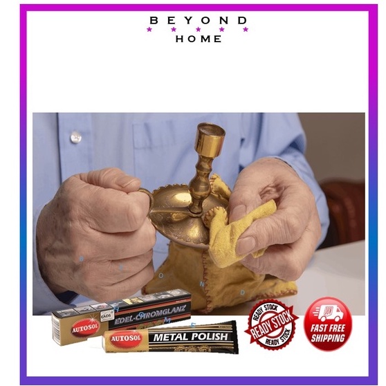 Autosol Metal Polish 75ml (Remove Rust, Oxidation, Stains Non-Toxic ...