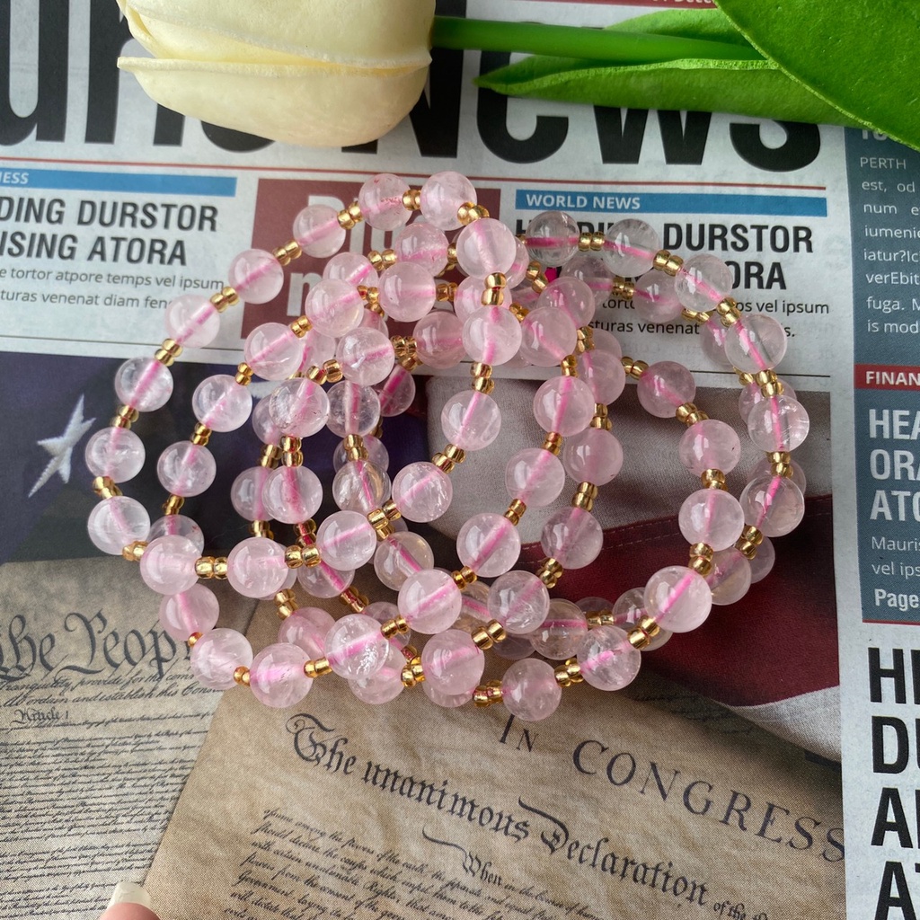 Genuine Rose Quartz Stone Bangle1 (Rose Quartz) | Shopee Singapore