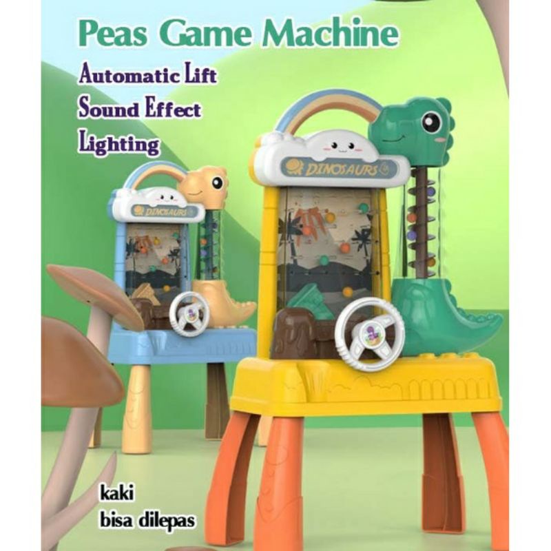 MESIN Catching Ball Thinking Game Console Dinosaur Educational Game ...
