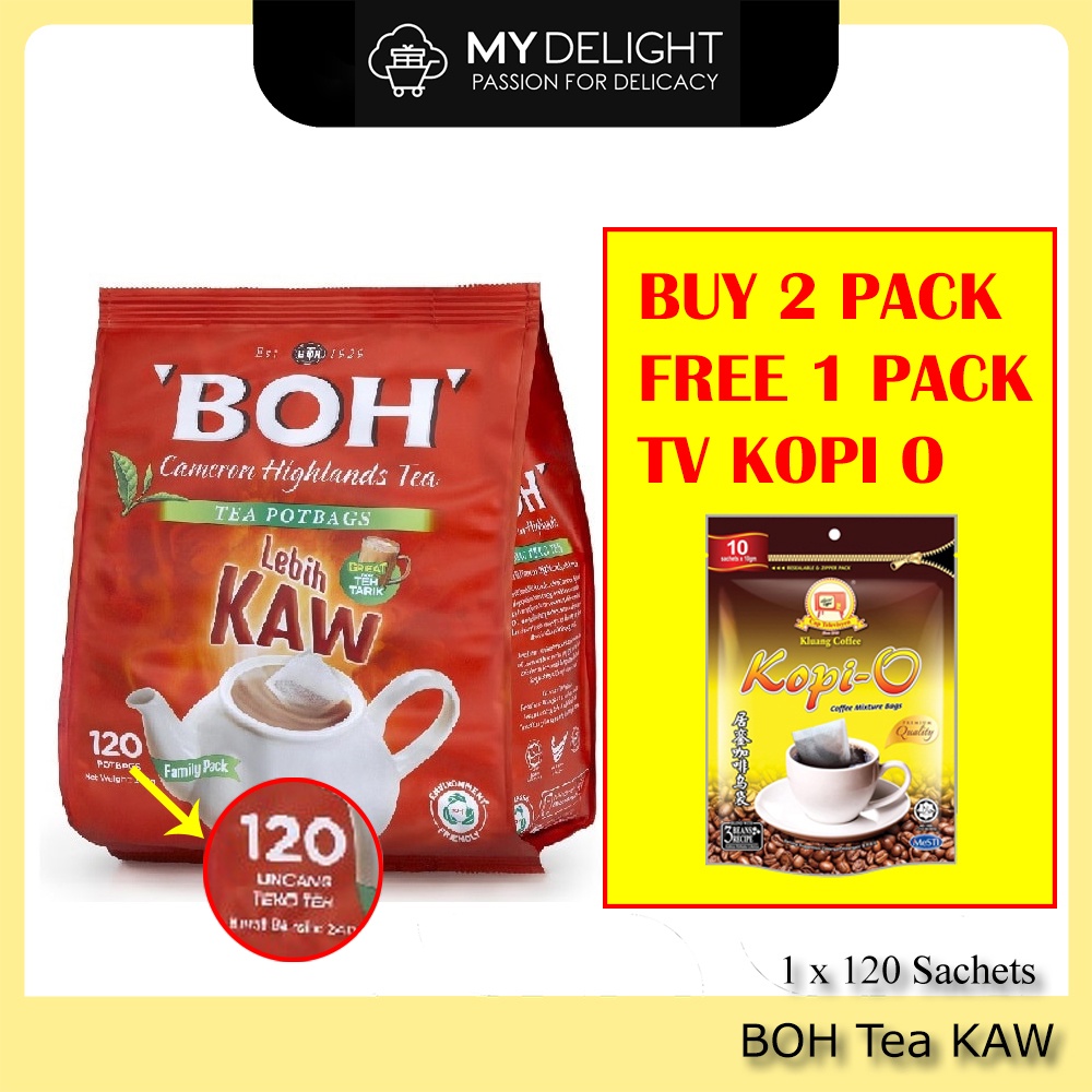 (120's) BOH Tea Potbags KAW Cameronian Gold Blend Seri Songket Ice Tea ...