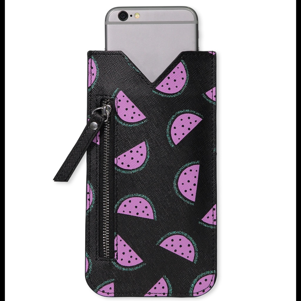 Typo Watermelon Phone Pouch Casing with Zip compartment | Shopee Singapore