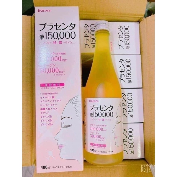 Fracora PLACENTA Sheep PLACENTA Drink Japan 480ml | Shopee Singapore