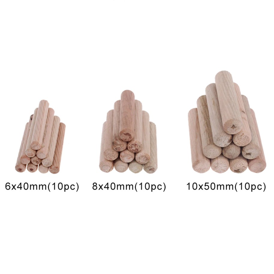 Dowel Drill Set For Pocket Hole Jig 6 8 & 10Mm Carpenters Joint Tool ...