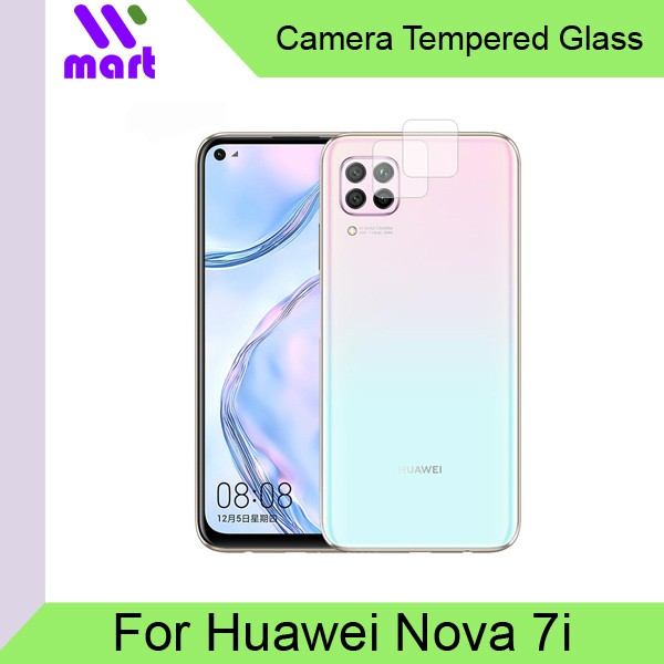 Huawei Nova 7i Camera Tempered Glass Protector Clear Finishing Anti ...