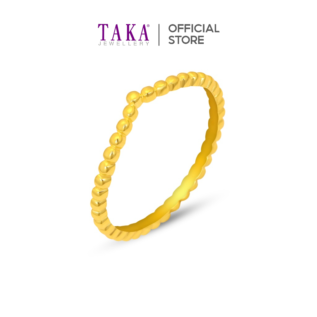 TAKA Jewellery 916 Gold Ring | Shopee Singapore
