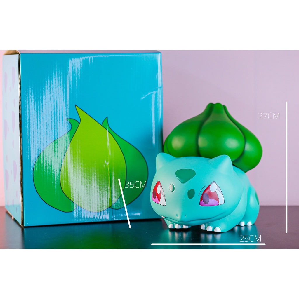 [MARVELSTORE] 1:1 scale Pokemon Magical Frog Bulbasaur model | Shopee ...