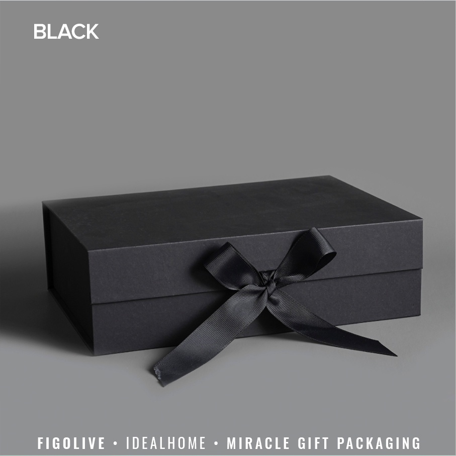 [SG Seller] Magnetic Gift Box | Solid Hard Large Gift Box with Ribbon ...
