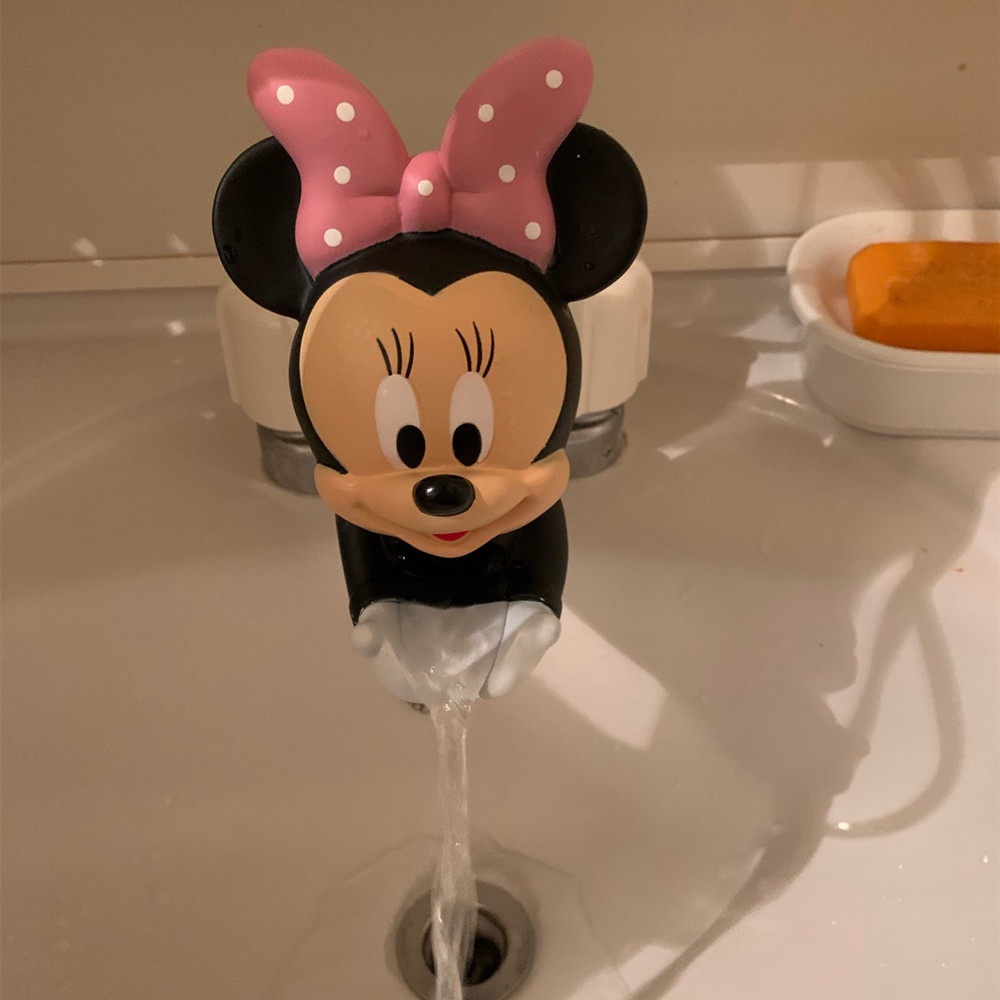 Disney Minnie Mickey Stitch Water Tap Faucet Extender Saving Silicone ...